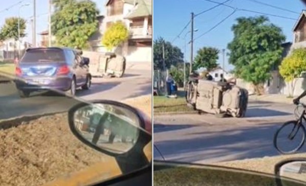 Video: chocó, salió despedido del auto y está GRAVE en un hospital de ...