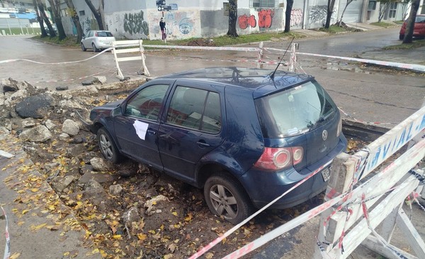 Terminó dentro de un pozo en pleno temporal: sorpresa en Larrea y ...