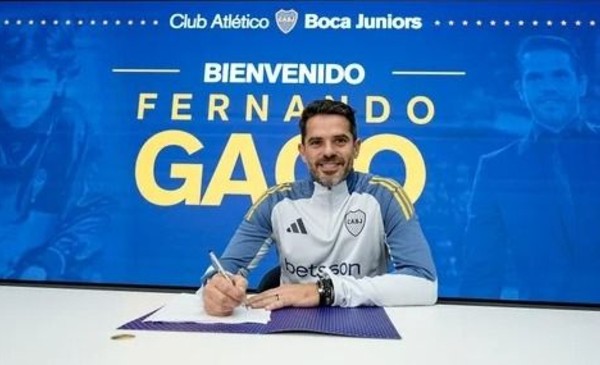 Fernando Gago fue presentado como el nuevo entrenador de Boca Juniors ...
